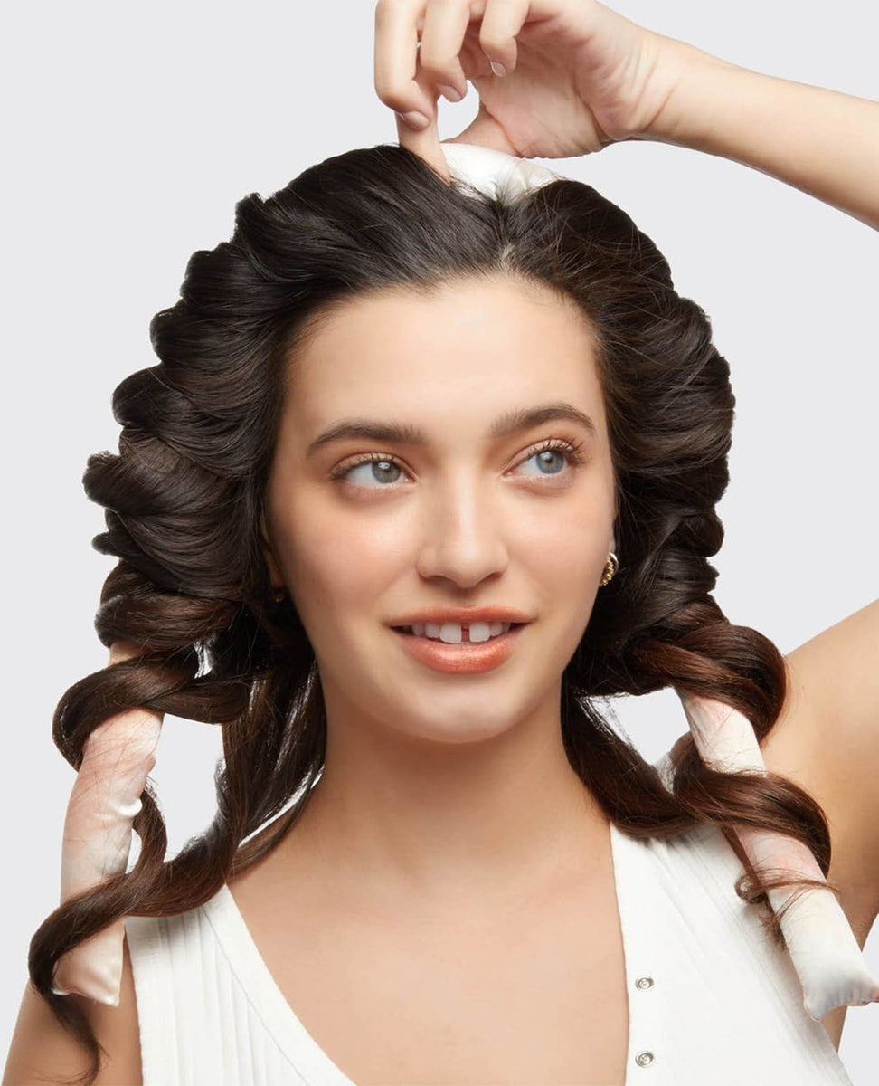 KITSCH - Satin Heatless Curling Set - sunset tie die – Forever Young ...